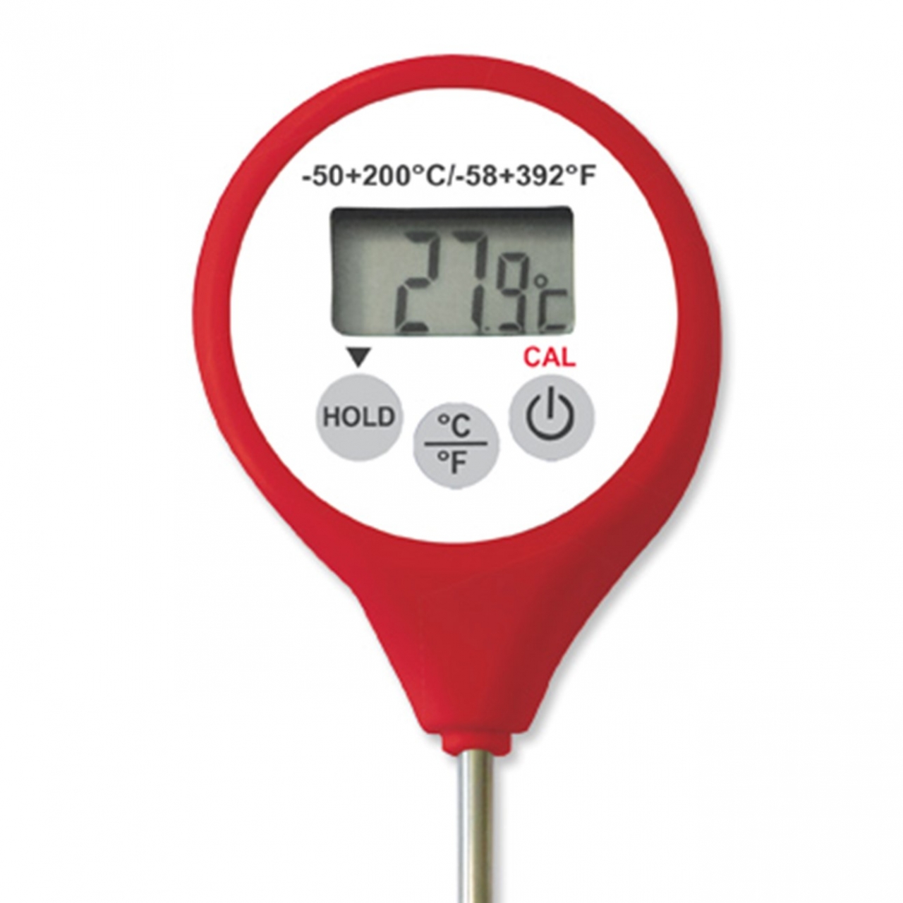 "HACCP" BLUE DIGITAL THERMOMETER WATERPROOF & SELF-CALIBRATING, ALLA ...